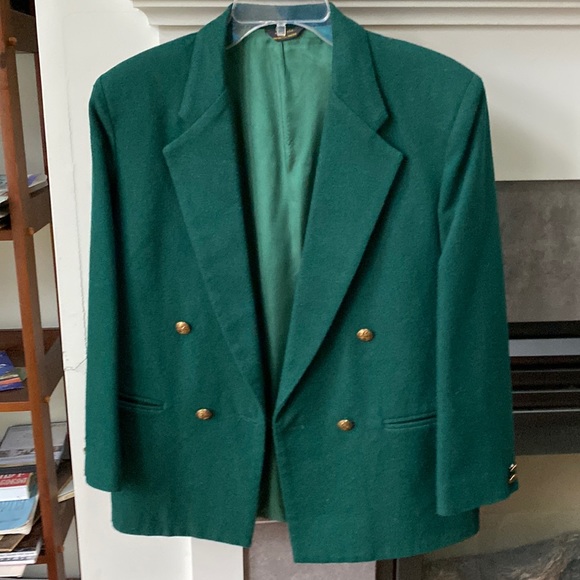 Jackets & Coats | Vintage Green Blazer | Poshmark